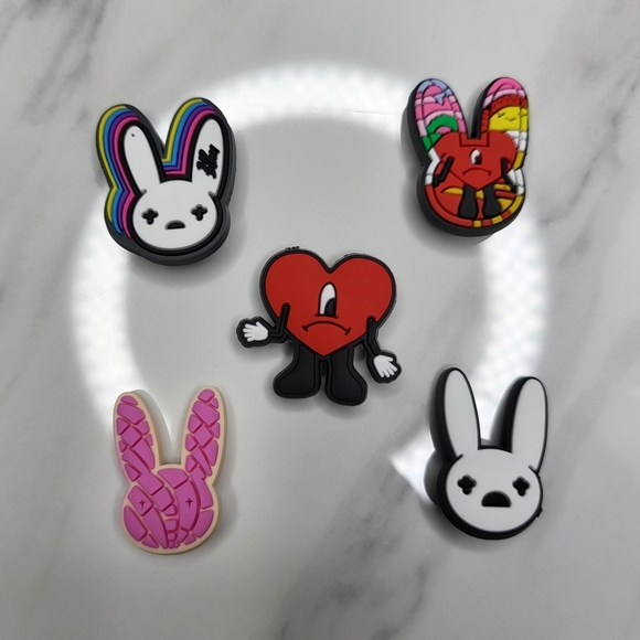 Accessories | New Croc Charms Bad Bunny | Poshmark